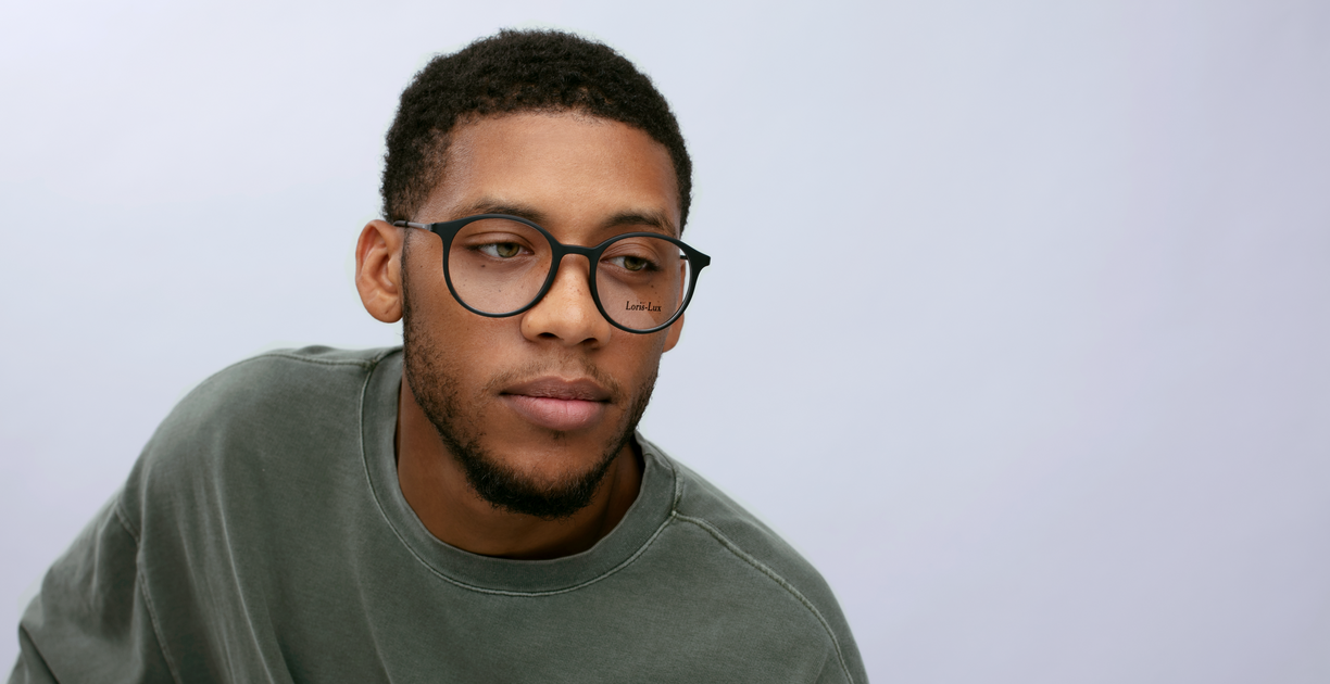 LUX Men's Glasses, Unbreakable Flexible Eyeglasses Frame | Loris Glasses